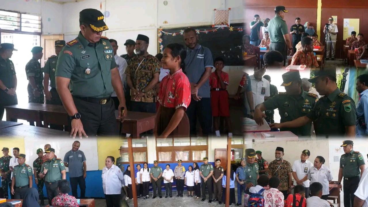 Danrem 182/JO Tinjau Program Makan Bergizi Gratis di SD dan SMP ...